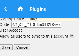 Google Drive | Emby Documentation